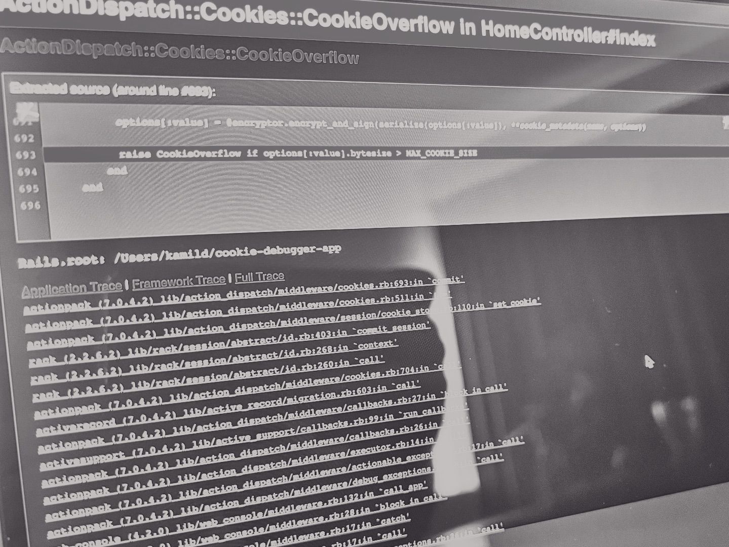 How to debug cookies in Rails and how to solve CookieOverflow issue How to debug cookies in Rails and how to solve CookieOverflow issue